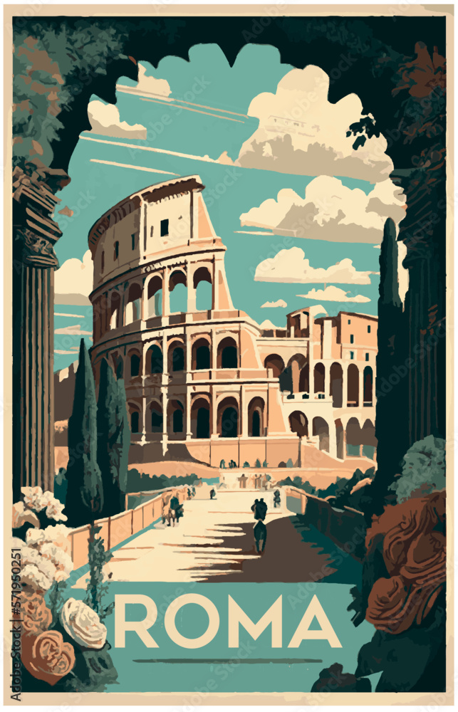 vintage-style tourism poster promoting Paris as a must-visit ...