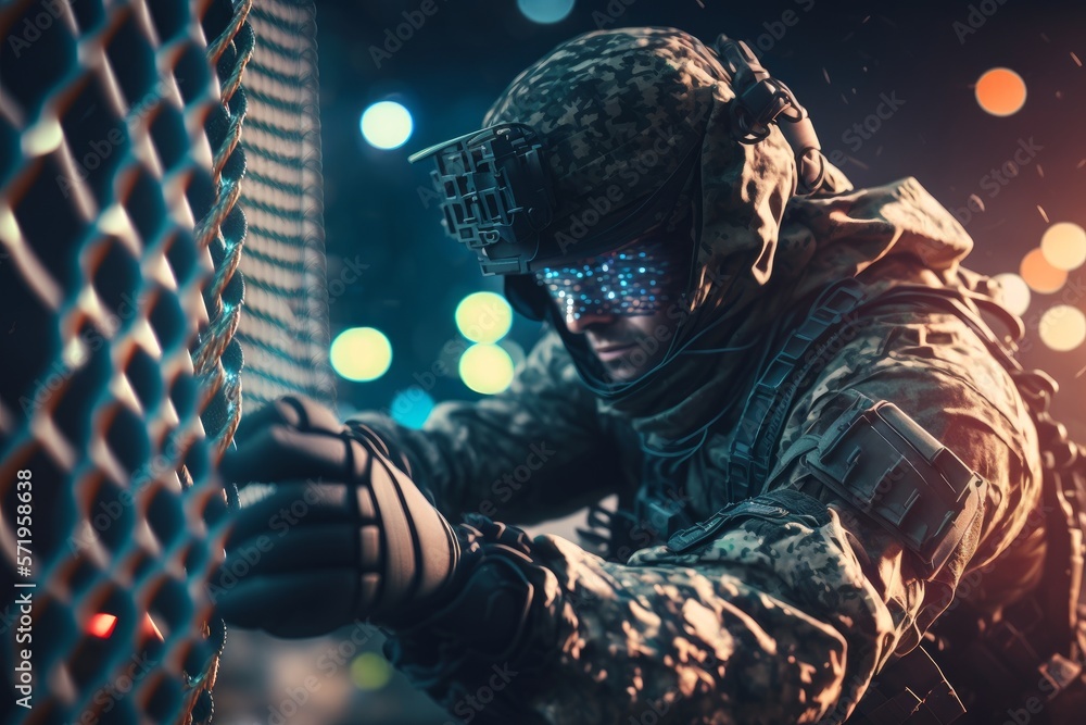 Unleashing the Future Soldier: Epic Composition of a Bolt Cutter ...