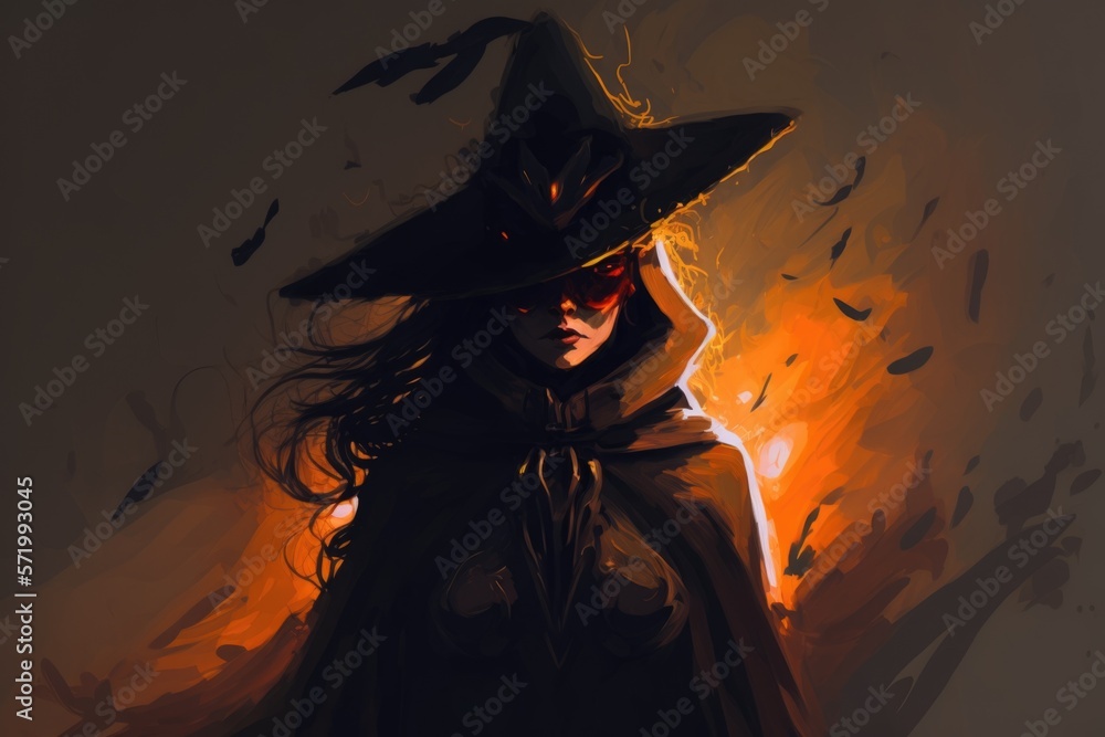 mysterious and alluring shadow mage, who uses magic to blend into the ...
