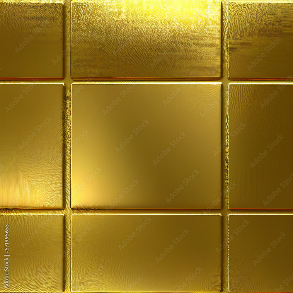 Luxury gold mosaic tiles background.Golden shiny ceramic tile wall ...