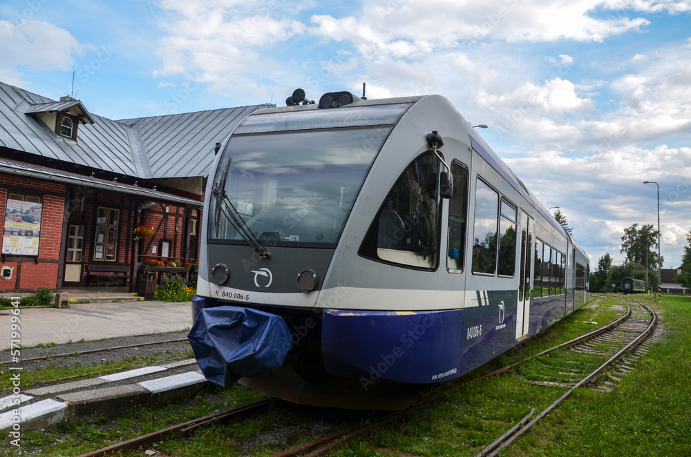 Foto de Electric train (also known as "Tatra tram") in Tatranska ...