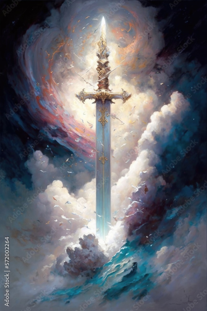 celestial sword, blessed by the gods and capable of smiting evil with ...