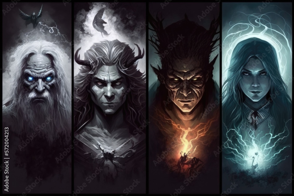 different factions of supernatural beings, each with their own agendas ...