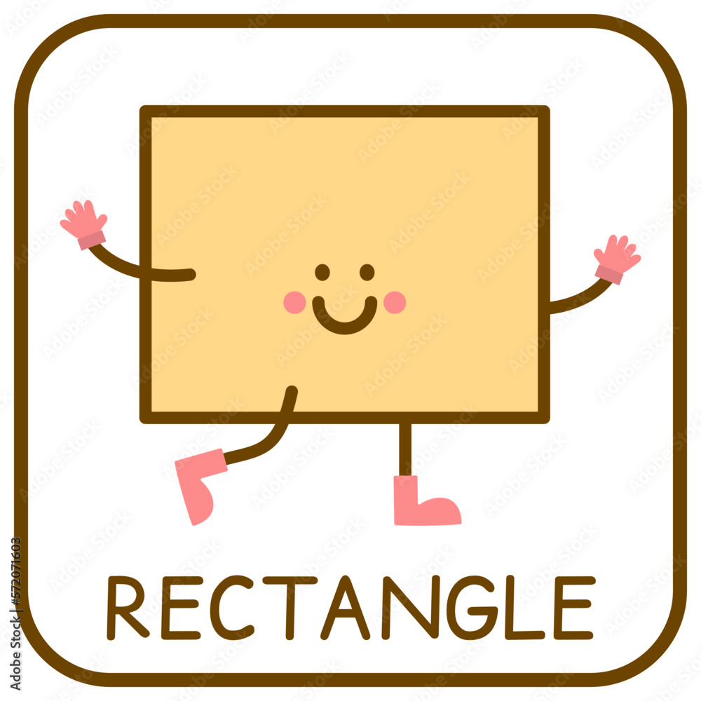 Flashcards for learning shapes for kids. Funny game for early education ...