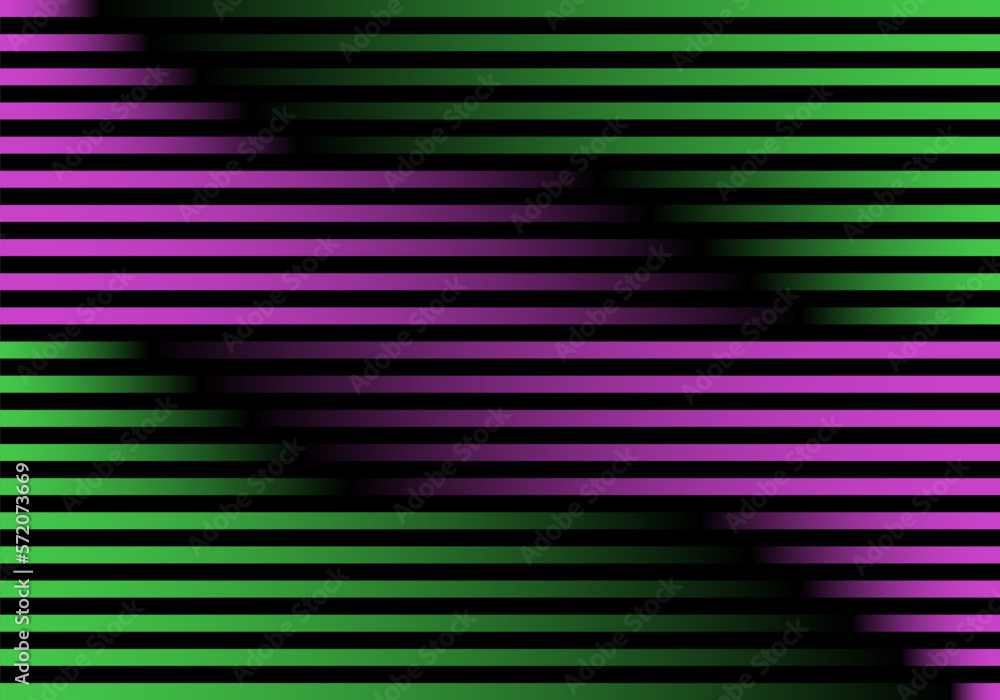 Dynamic Neon Background with Stripes. Vector Banner with Gradient. Chat ...