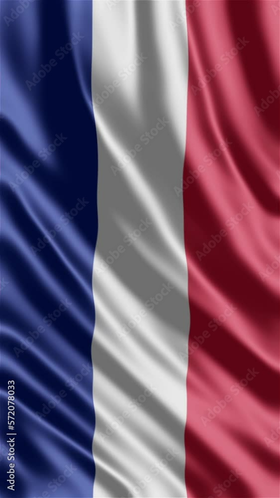 Waving Fabric Texture of the Flag of France, France Satin Flag ...
