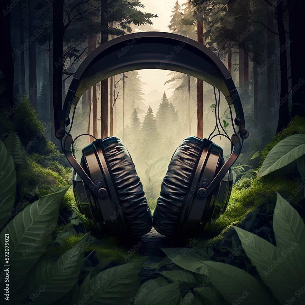 Abstract Headphones