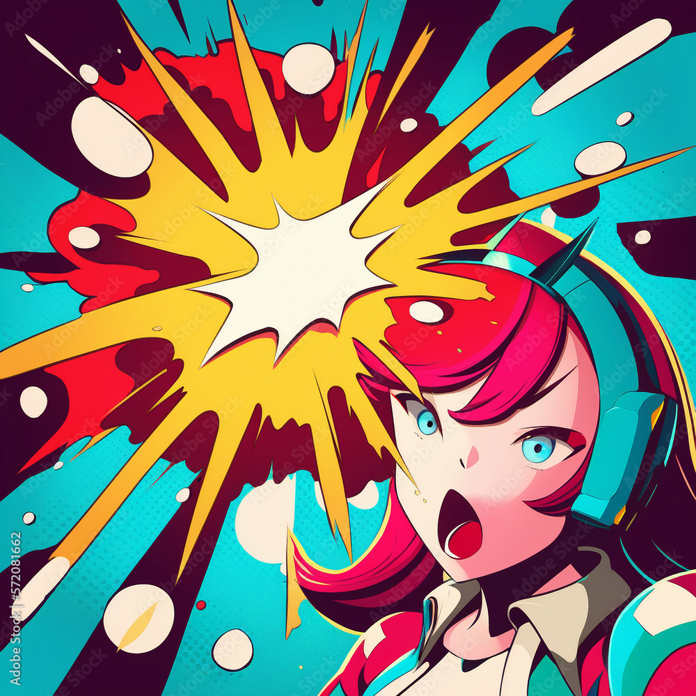 Colorful character in anime style. High quality illustration Stock ...