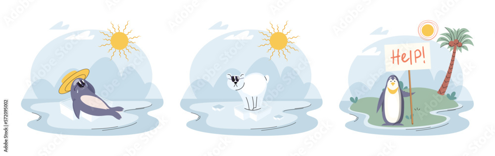 Climate change concept. Global warming metaphor. Nature environment ...