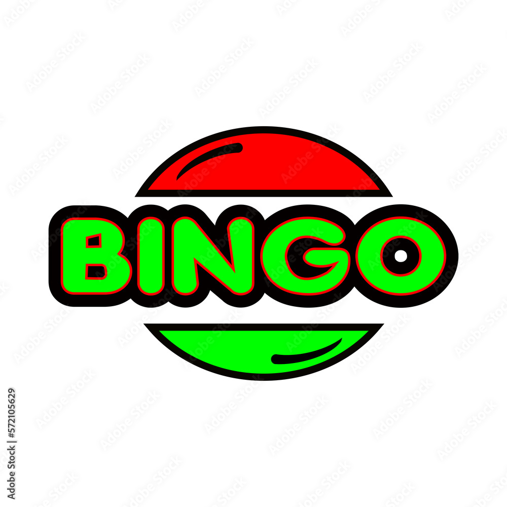 Bingo Icons Symbol Illustration Stock Illustration | Adobe Stock