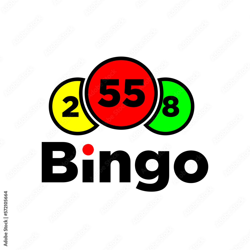 Bingo Icons Symbol Illustration Stock Illustration | Adobe Stock