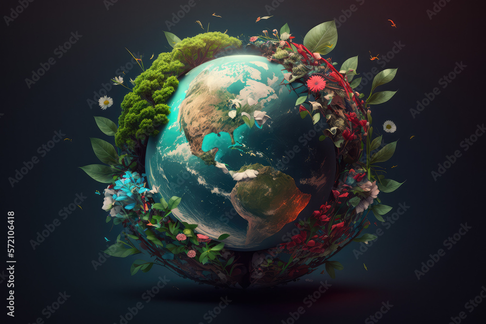 Abstract art Ideas for Earth Day Promotional Social Media Posts and Ads ...
