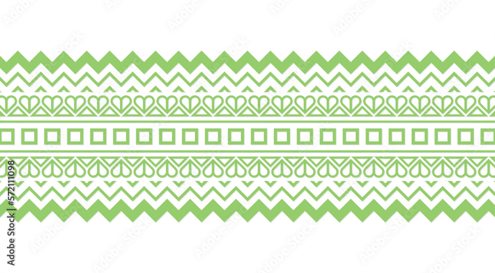ornamental pattern border Design Template Stock Vector | Adobe Stock