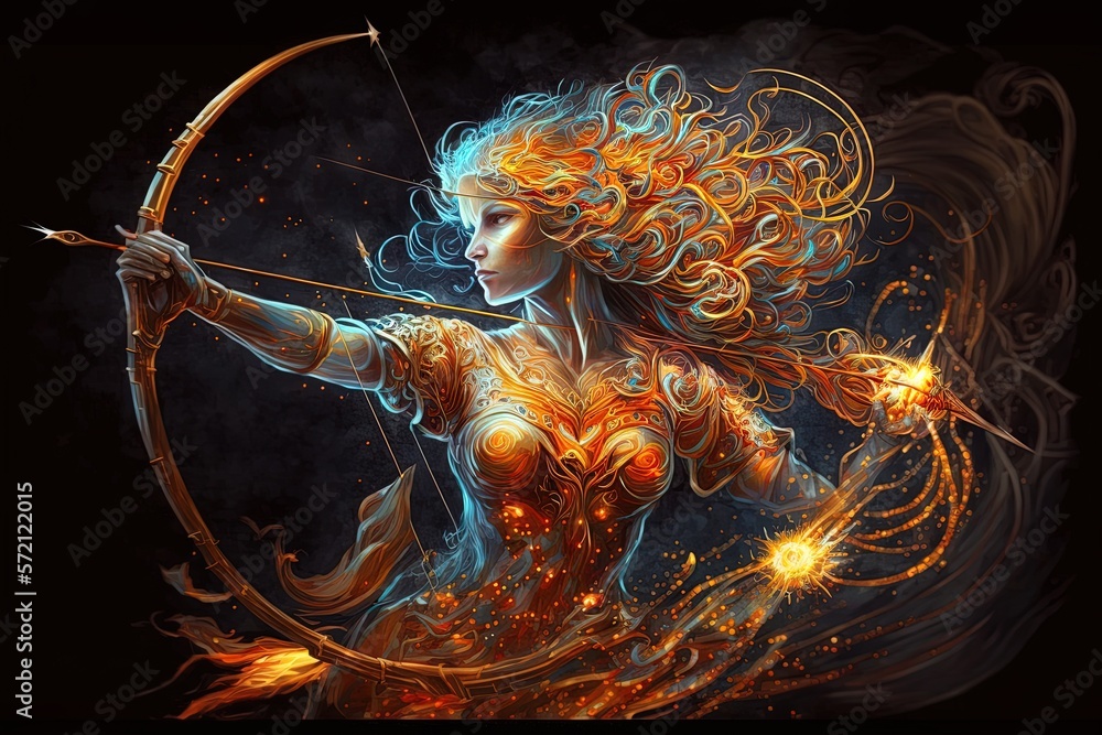 Backdrop of sacred zodiac Sagittarius symbols, astrology, alchemy ... Backdrop of sacred zodiac Sagittarius symbols, astrology, alchemy ...