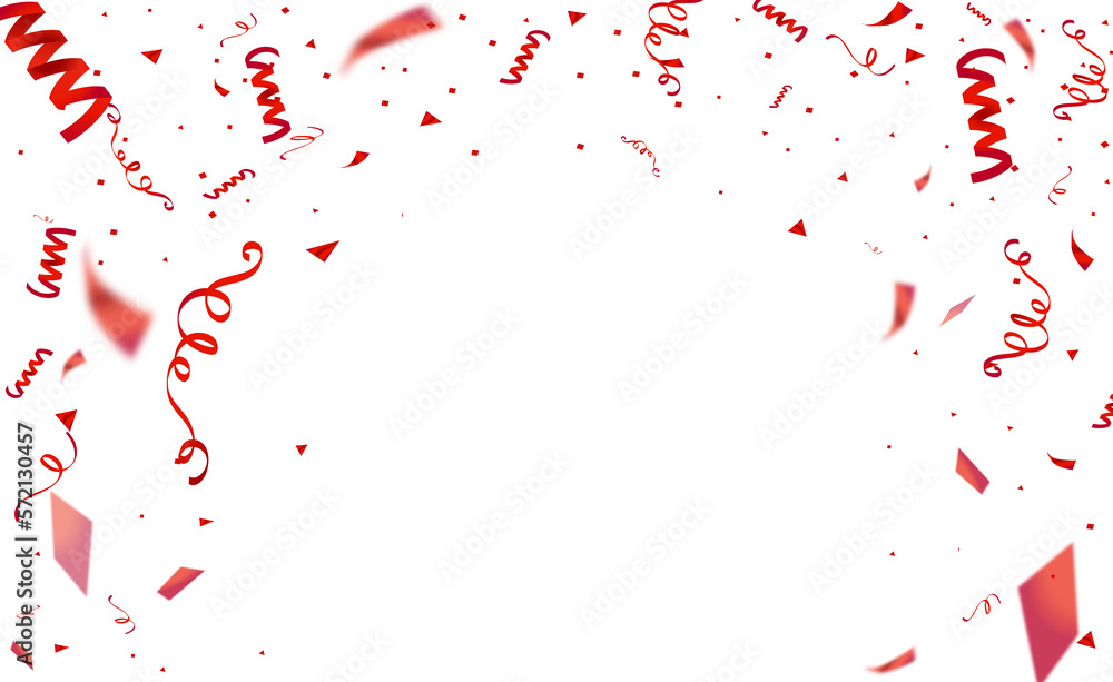 Red Confetti Png