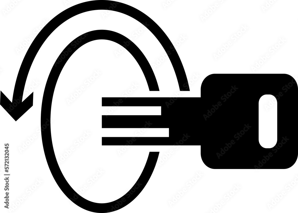 Switch off engine icon for graphic design, logo, website, social media ...