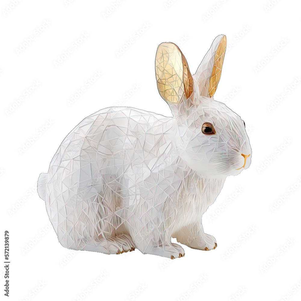 Cute Baby, Toddler, Kid Toy Rabbit Character Design Elements Isolated ...
