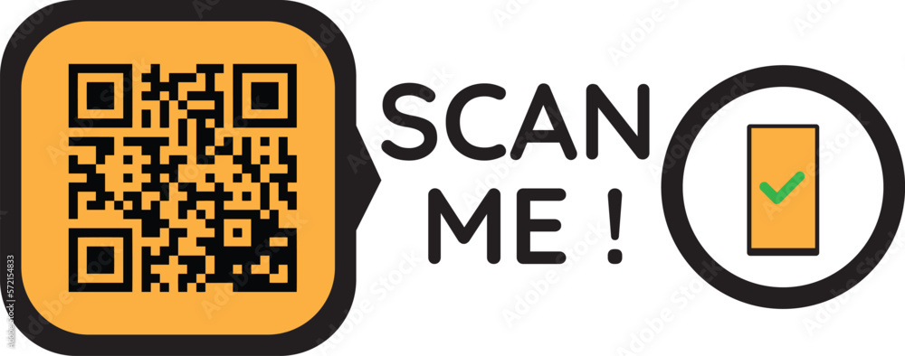 Qr Code Scan Icon Set Scan Me Frame Qr Code Scan For Smartphone Qr Code For Mobile App