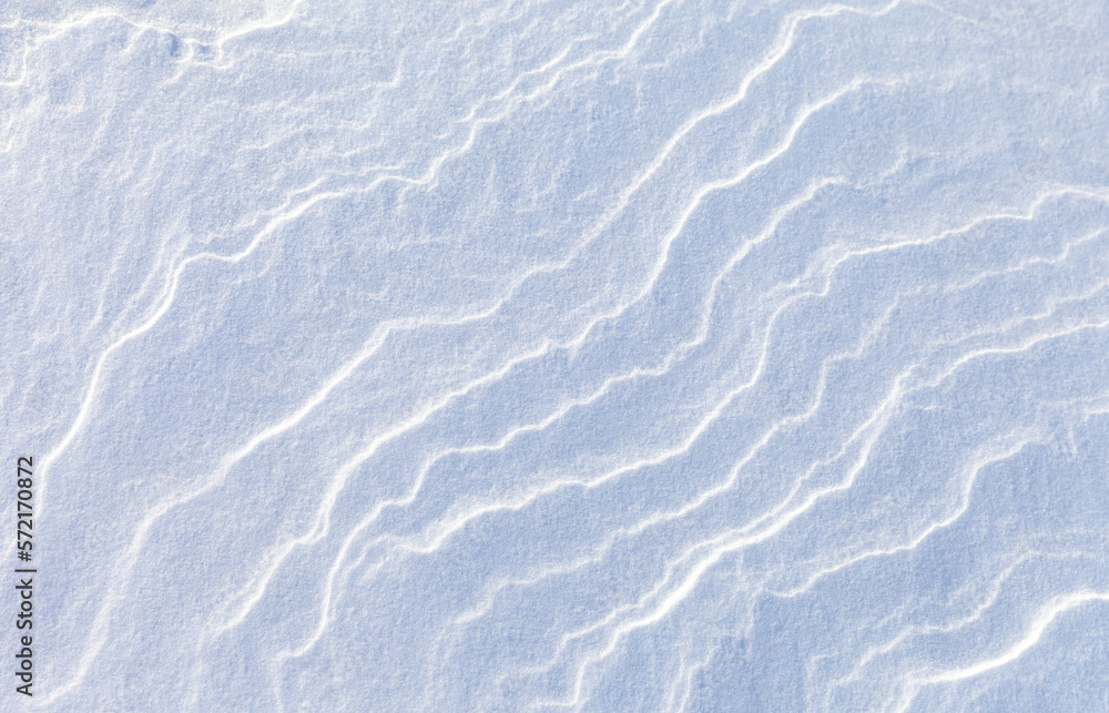 White abstract natural blured background of snowy ice sea surface on ...