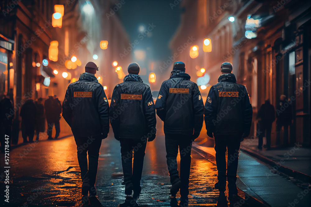 Russian police patrol around Red square in Moscow Stock Illustration ...