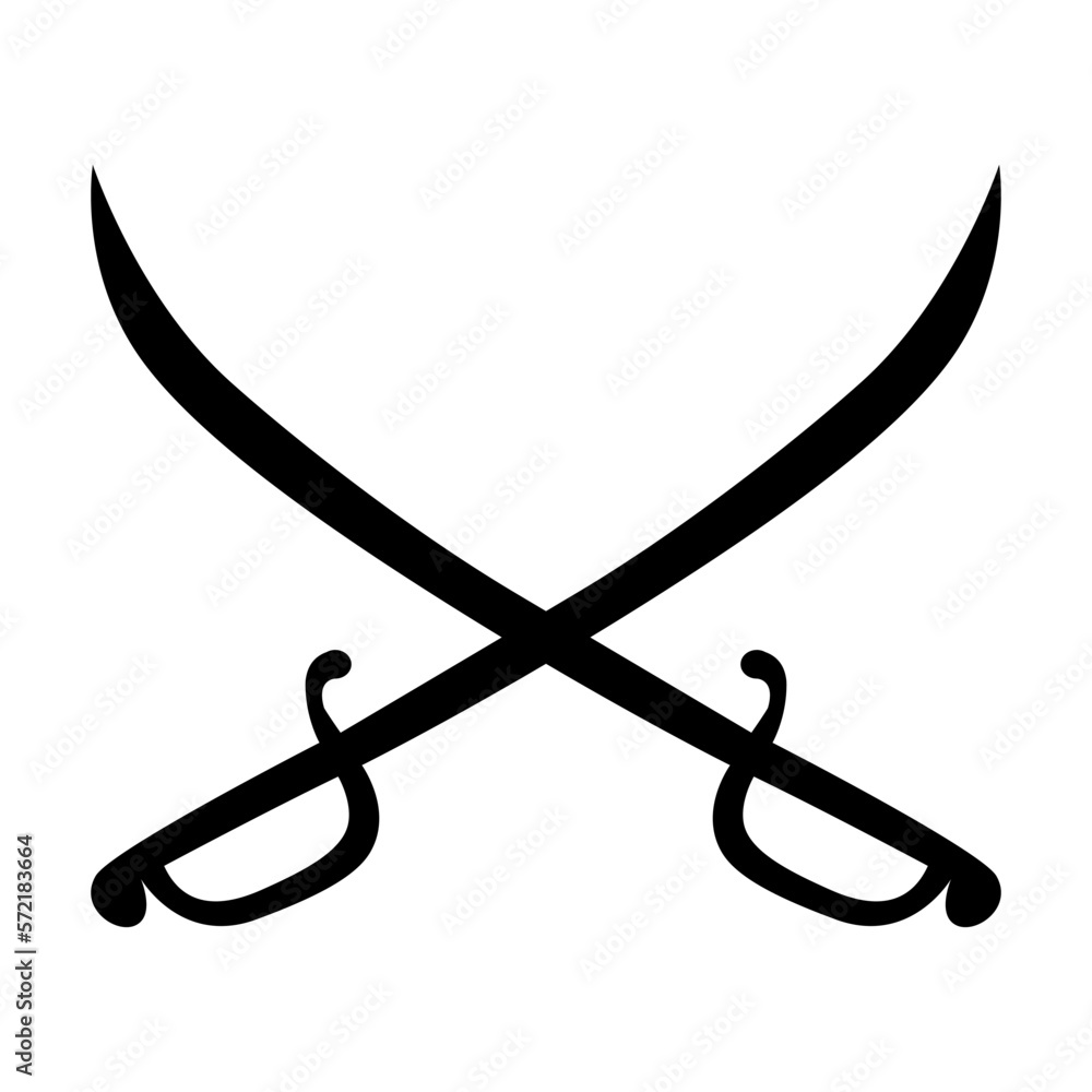 arabic sword illustration. middle eastern army weapons Islamic sword ...