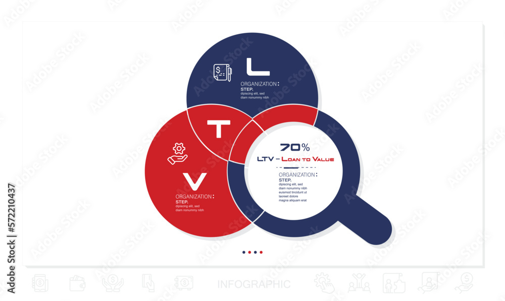 Vetor de LTV Infographic Elements and Infographic Elements stock ...