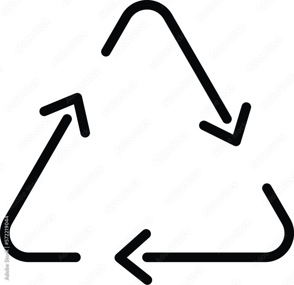 recycle arrows icon. Thin line recycle arrows, recycle icon from ... recycle arrows icon. Thin line recycle arrows, recycle icon from ...