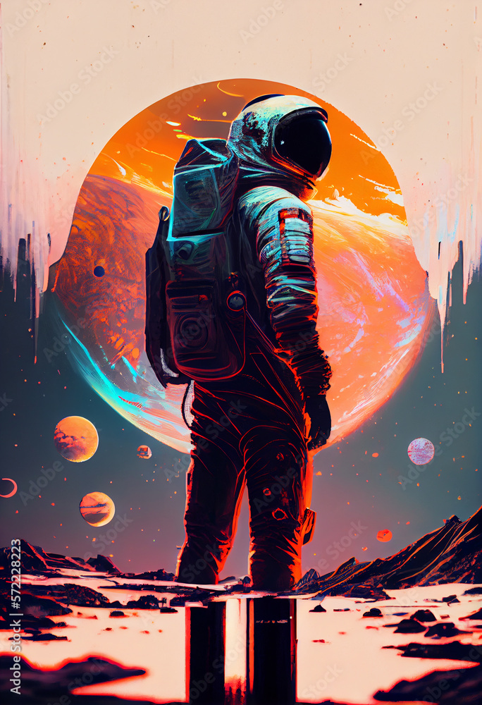 Astronaut Alien Wallpaper