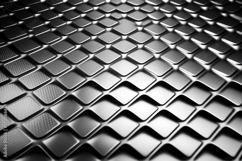 Checkered iron plate abstract background. Stock Illustration | Adobe Stock