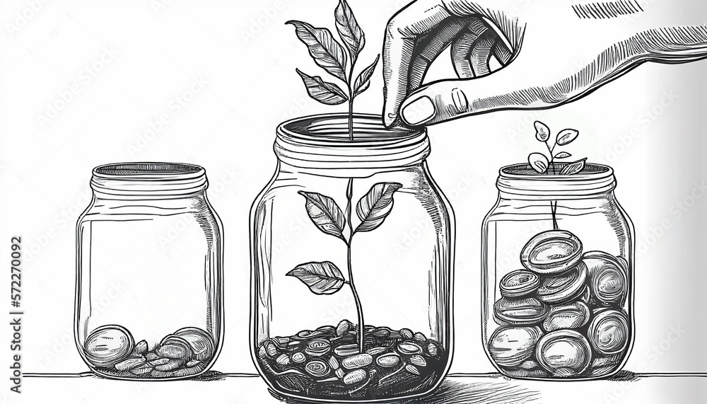 Hand-drawn vector sketch illustration isolated on white background ...