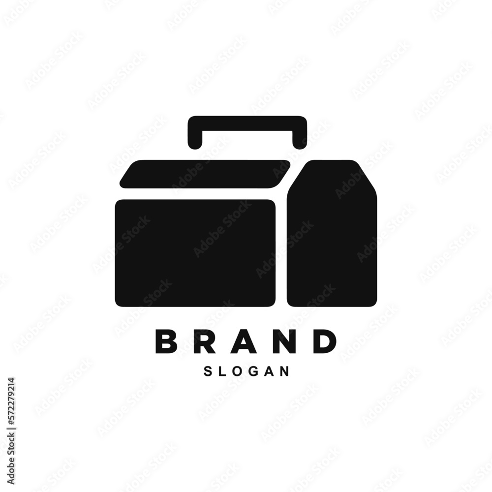 Simple silhouette toolbox logo design vector for your brand or business ...
