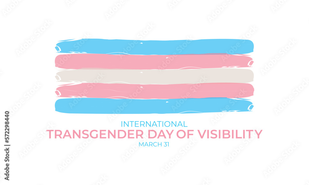 International Transgender Day of Visibility vector, World sexual health ...