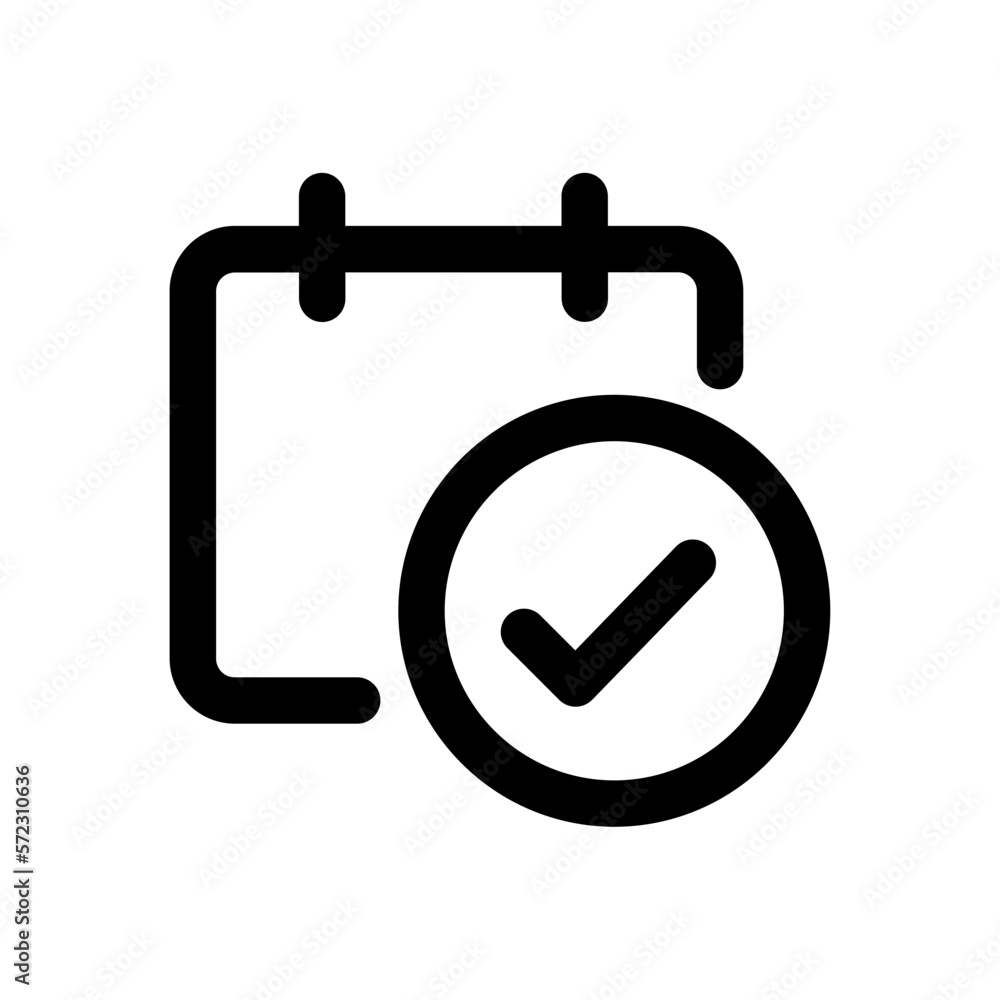 event schedule icon, appointment request vector Stock Vector | Adobe Stock