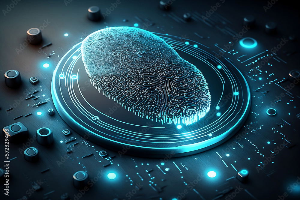 A security fingerprint lock for protection. Fingerprint security ...