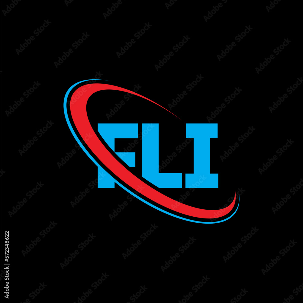 FLI logo. FLI letter. FLI letter logo design. Initials FLI logo linked ...