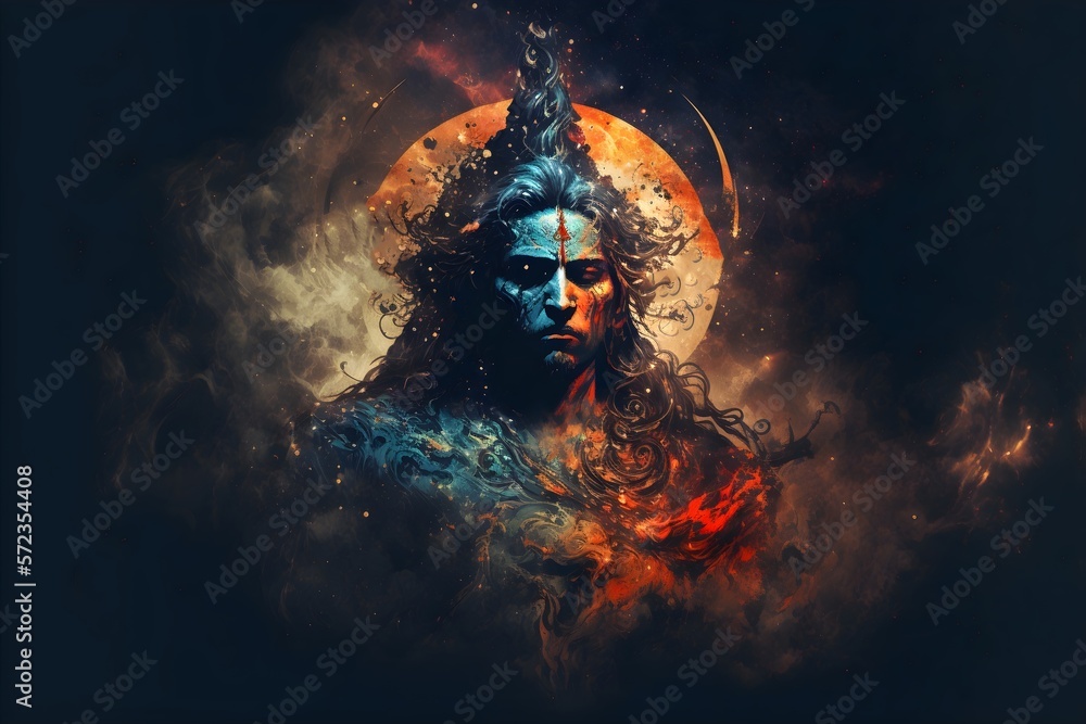 3d Angry Shiva Wallpaper