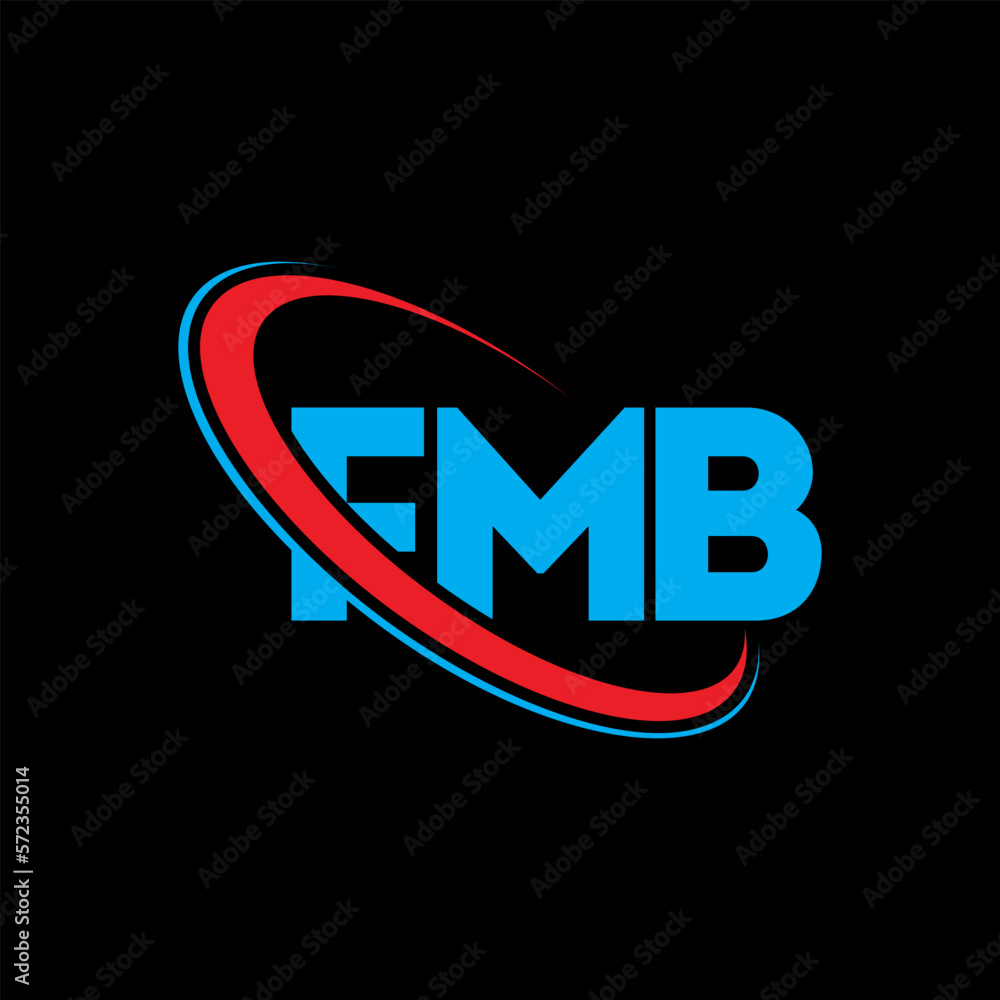 FMB logo. FMB letter. FMB letter logo design. Initials FMB logo linked ...