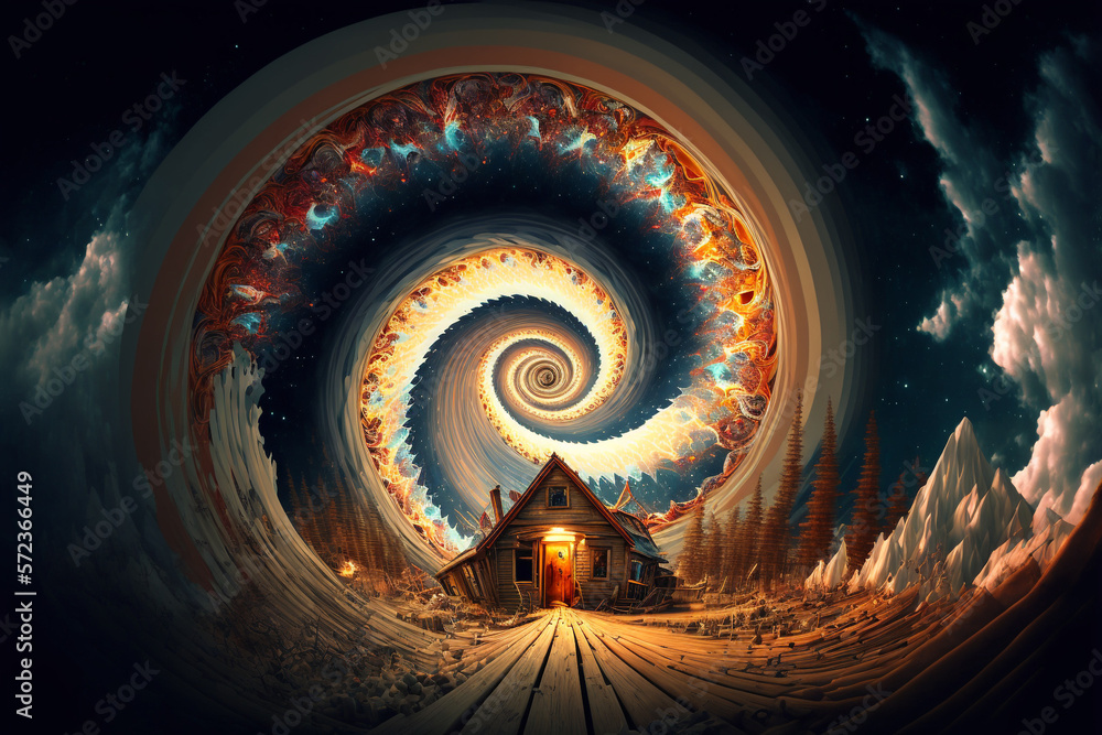 Tilt-shifted, lsd trip, dice, pop surrealistic world, dreamworld ...