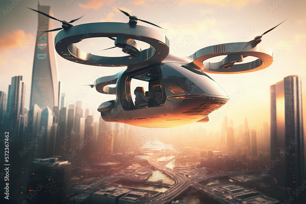 UAM urban air mobility, Public aerial transportation, Passenger ...