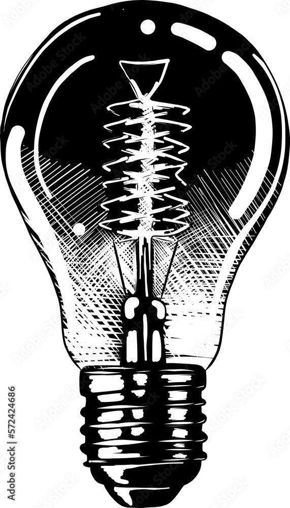 PNG engraved style illustration for posters, decoration and print. Hand ...