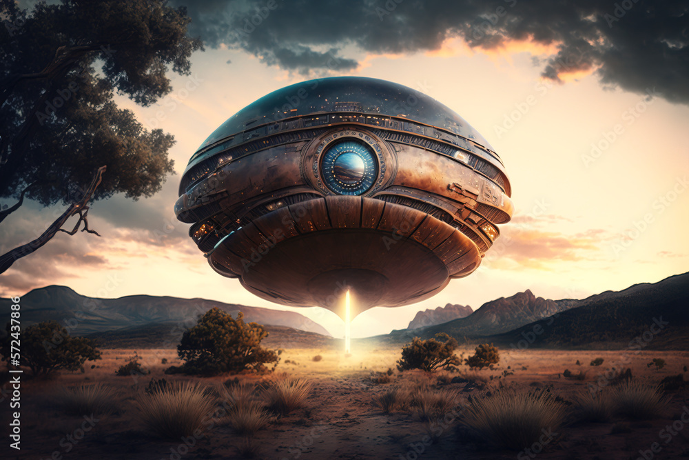 UAP UFO, unidentified flying object, alien spacecraft invasion on earth ...