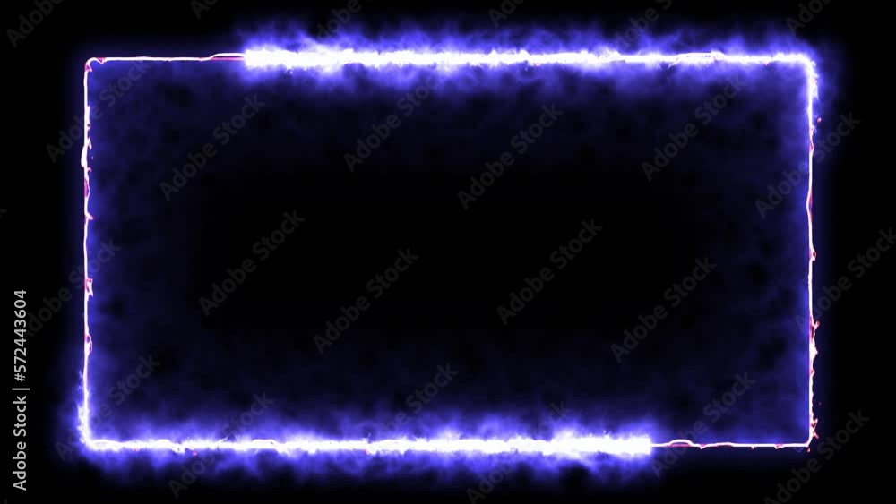blue fire effect frame animation. repetition of burning fire effect ...