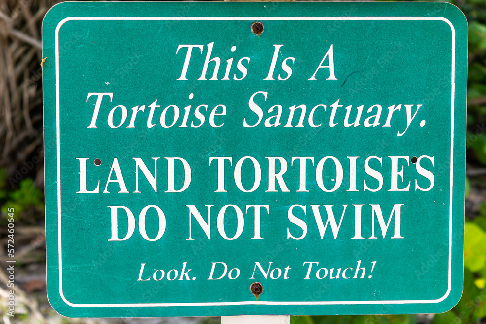 Barefoot Beach in Bonita Springs, Florida sign for gopher tortoise ...