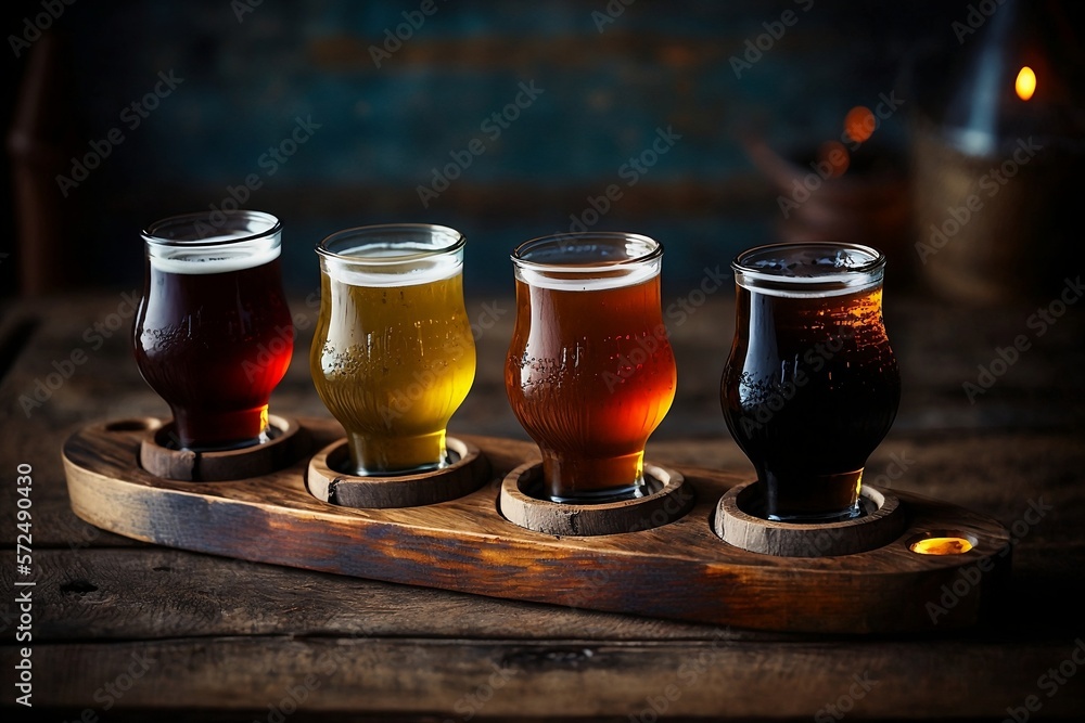 Variety of Hand-Picked Beer Flights, Beer Flight Selection Sampler Pack ...