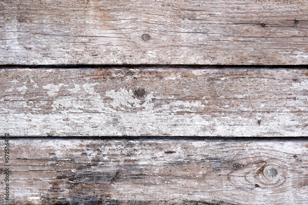 Old cracked wood plank texture background. Grunge and rough texture background of old wood ...