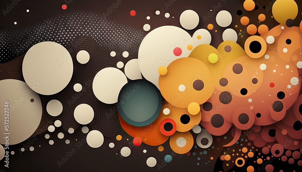 Designer Background with Dotted designs and Mild color palette with ...