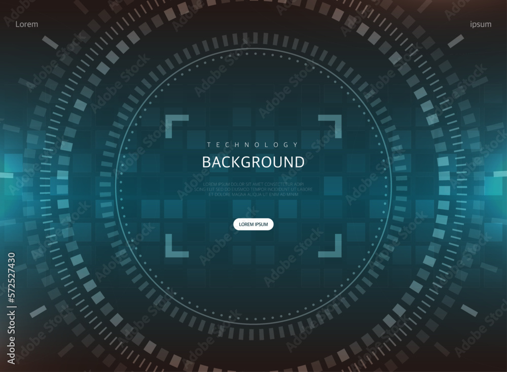 Science Cyber Brochure Background Illustration Stock Vector | Adobe Stock