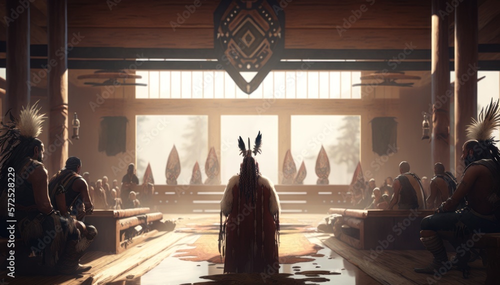 complex political systems of Native American tribes, including council ...