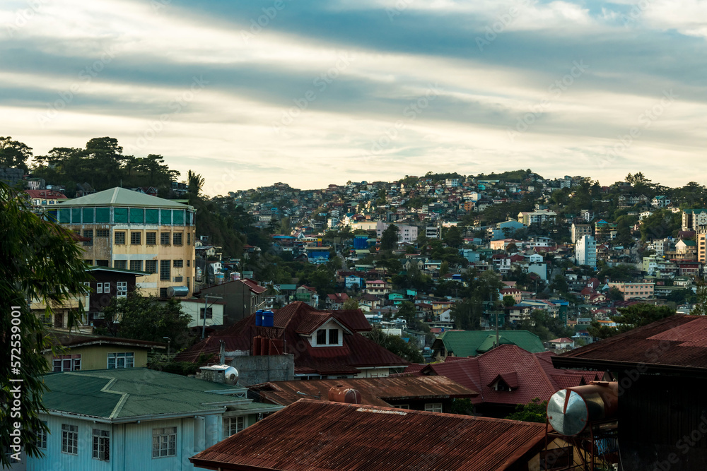 Baguio City, Philippines - Residences and transient apartment buildings ...