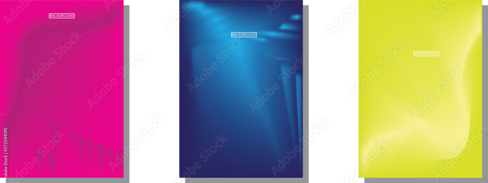 collection of abstract backgrounds with beautiful gradation colors ...